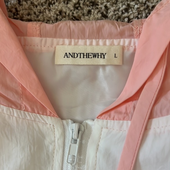 Andthewhy | Jackets & Coats | Monochromatic Pink Wind Breaker | Poshmark